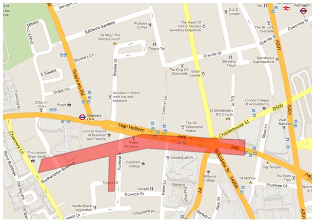 Kingsway Map | View from the Mirror