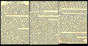 Joseph Merrick… ‘The Elephant Man’ (Part Two) | View from the Mirror